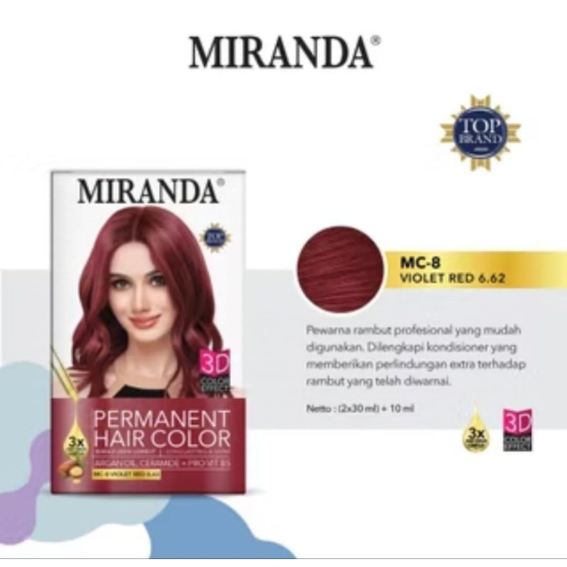 Jual Miranda hair color/cat rambut | Shopee Indonesia