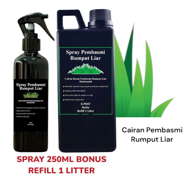 Jual Cairan pembasmi rumput liar | pembasmi rumput liar 1 Liter ...
