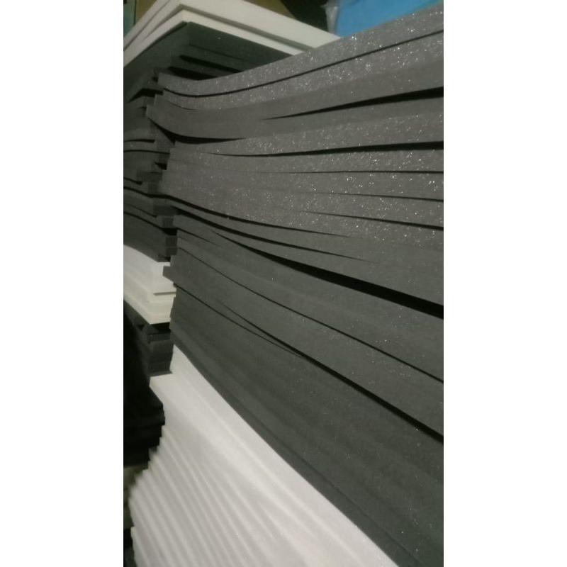 Jual busa lembaran 2cm busa hitam ukuran 100x30x2cm | Shopee Indonesia