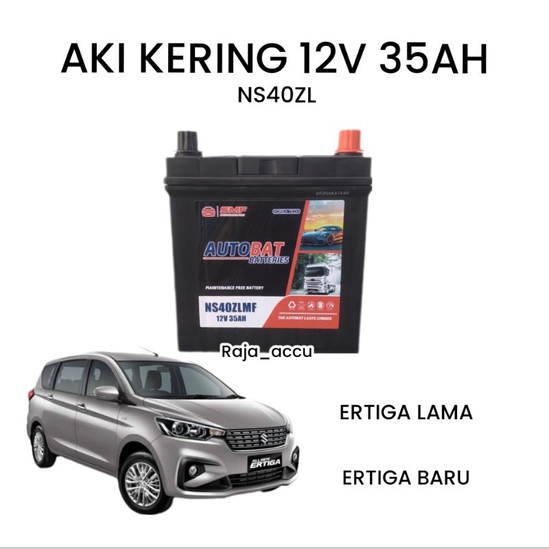 Jual AKI MOBIL ERTIGA, ERTIGA LAMA ERTIGA BARU AKI KERING NS40ZL AKI AUTOBAT NS40ZL 12V 35AH ...