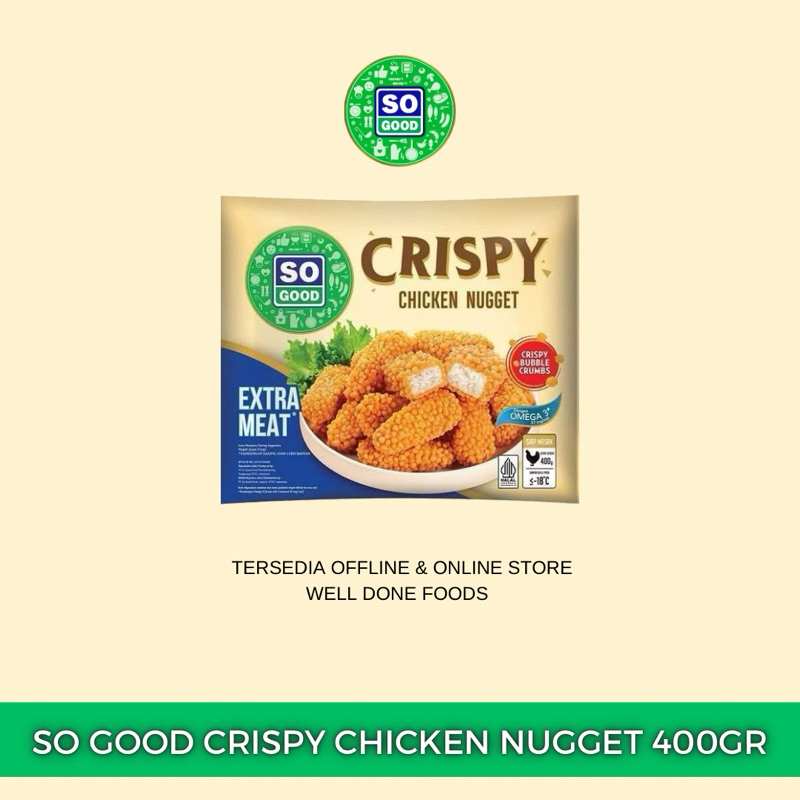 Jual So Good Crispy Chicken Nugget 400gr | Shopee Indonesia