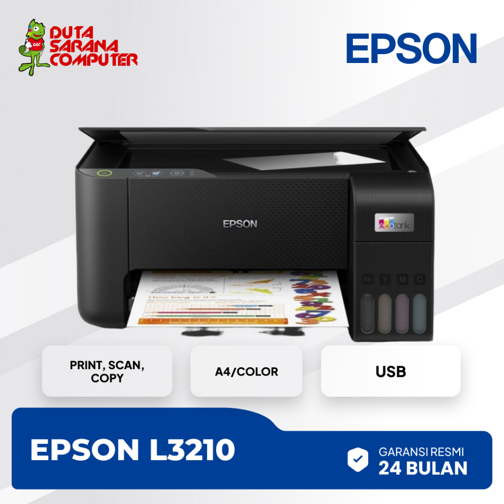 Jual EPSON L3210 L 3210 L-3210 Printer All in One InkTank Original ...