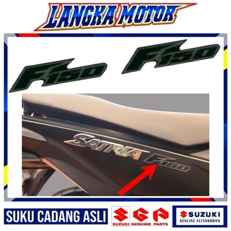 Jual Satria ORI SGP Emblem Stiker Logo F150 bodi belakang Suzuki SATRIA ...
