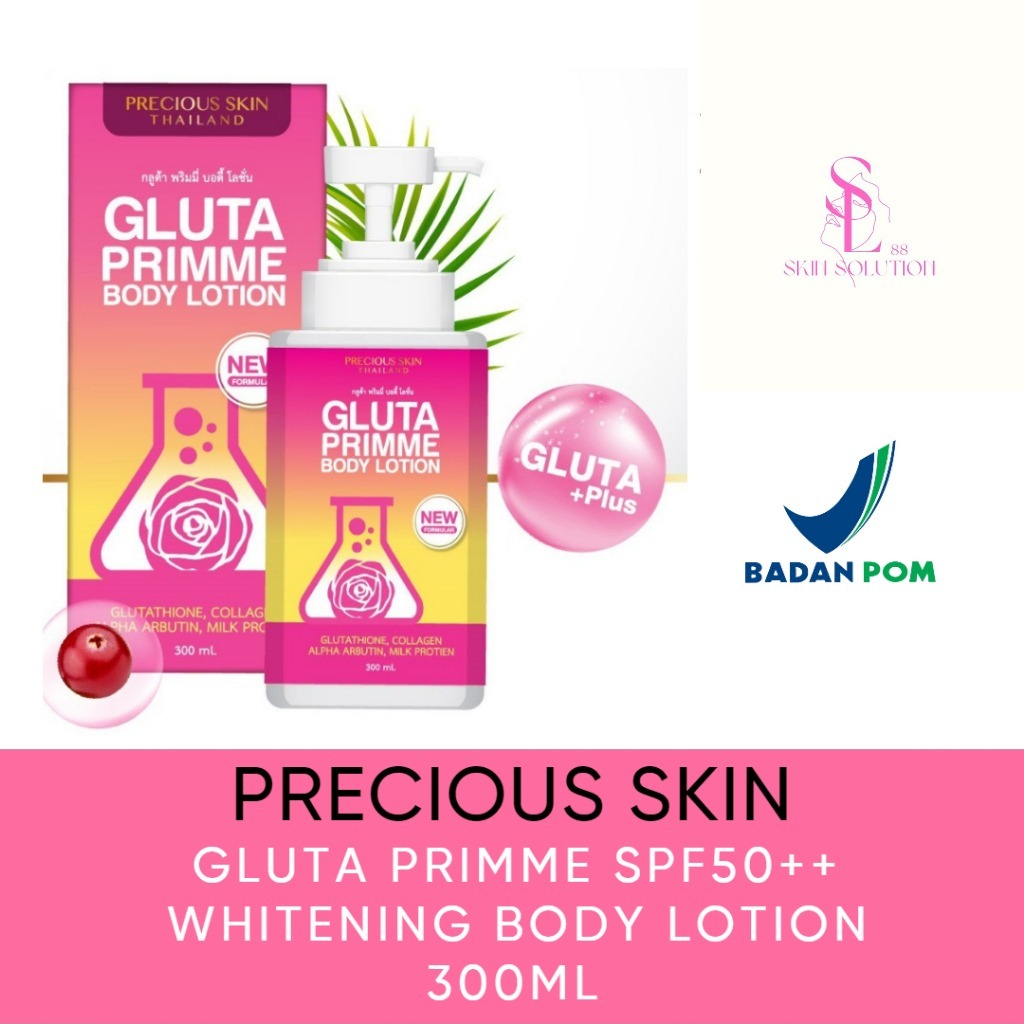 Jual Gluta Whitening Lotion 300ml / Precious Skin Thailand Gluta Prime ...