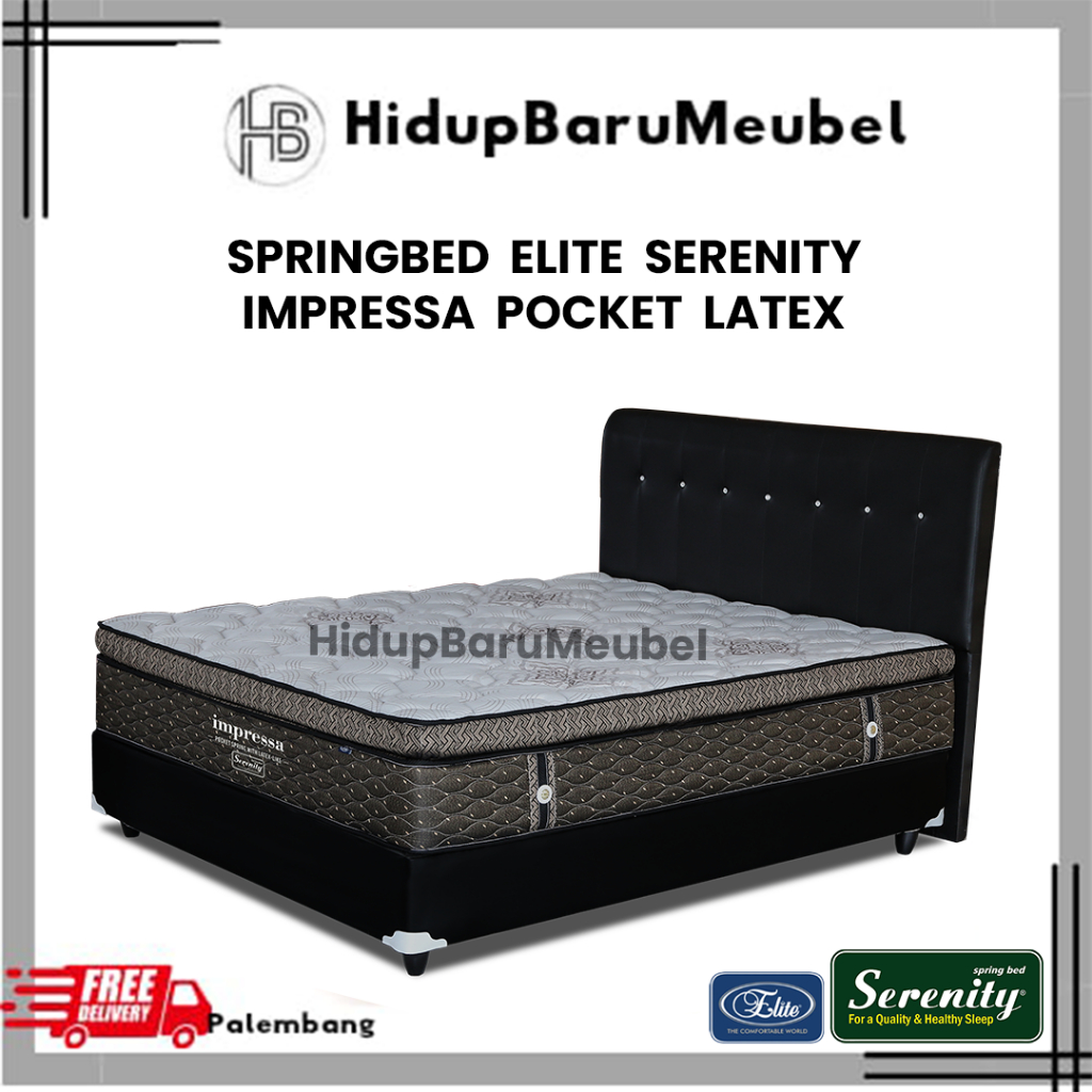 Jual Matras Elite Serenity Impressa Pocket Latex New Edition / Spring ...