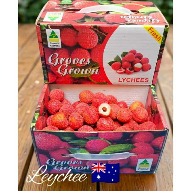 Jual leci aussie manis 2kg box | Shopee Indonesia