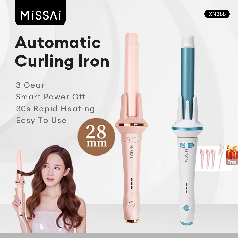 Jual Missai Catokan Curly Otomatis Curly Rambut 28mm Big Curly Catokan Keriting Keramik Otomatis ...