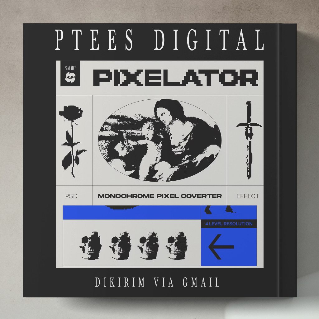 Jual PD0375 - Evlogiev – PIXELATOR - PSD - PHOTOSHOP - TEMPLATE EFFECT MOCKUP | Shopee Indonesia