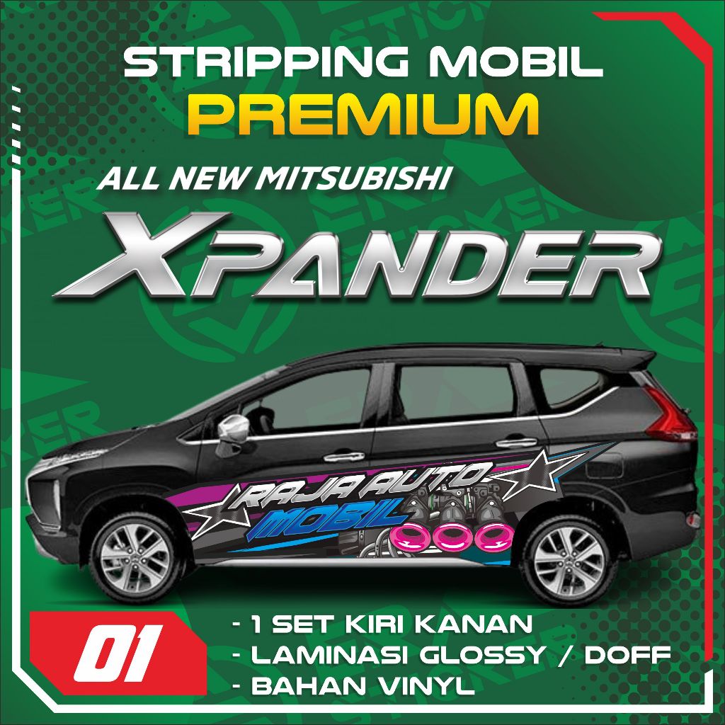 Jual Stiker Mobil Decal XPander Fortuner Bisa Design Custom | Shopee ...