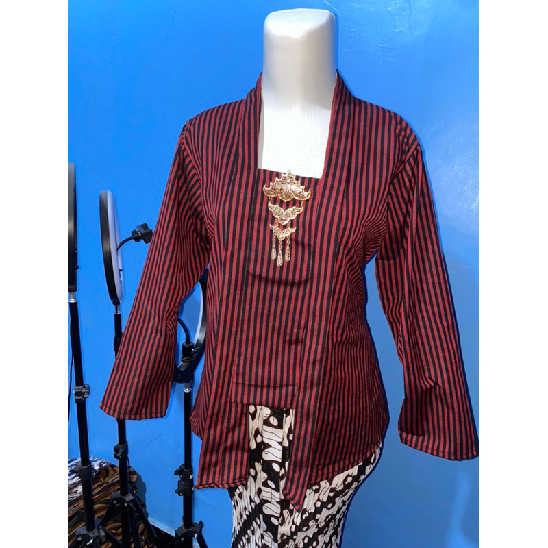 Jual KEBAYA LURIK LENGAN PANJANG HALUS LEMBUT PREMIUM DEWASA | Shopee Indonesia