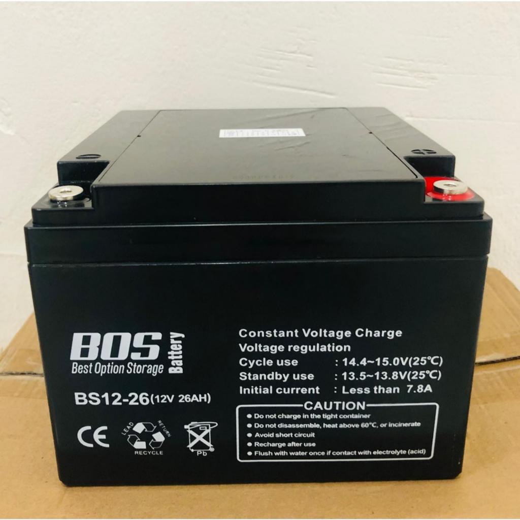 Jual Aki Baterai BOS BS12-26 VRLA 12V26Ah UPS APC 12V 26Ah BS 12-26 Best Accu APC ICA Prolink ...