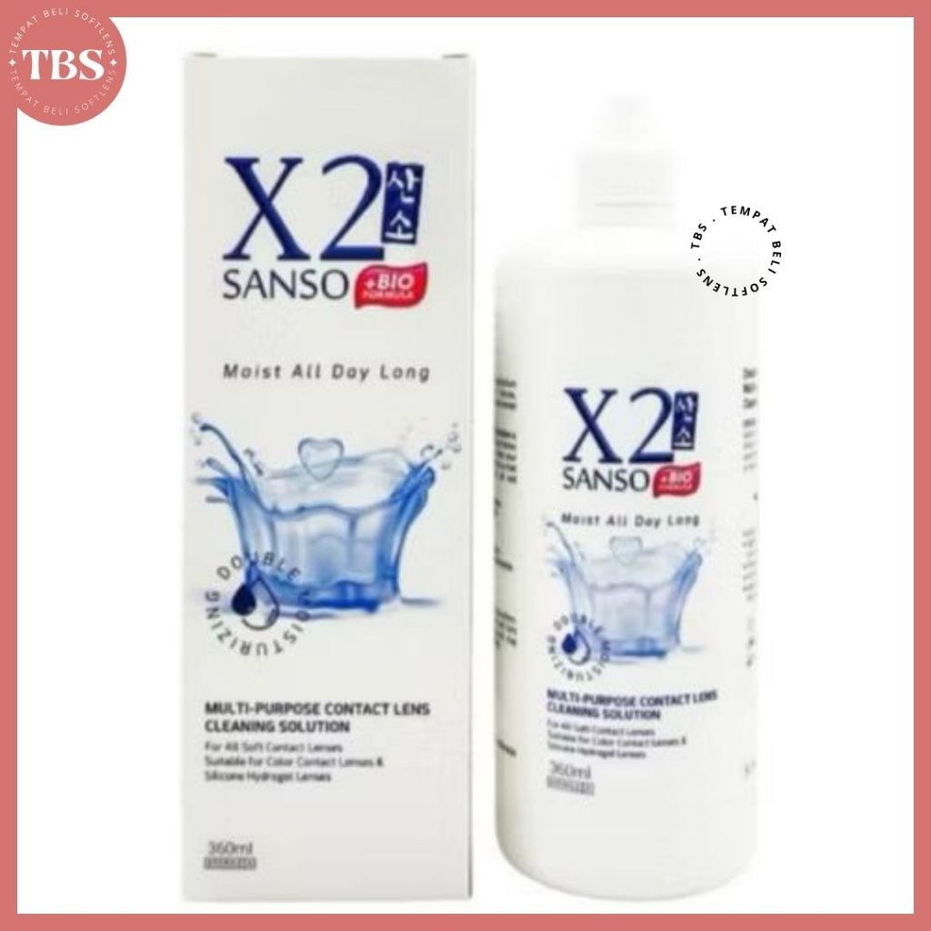 Jual AIR SOFTLENS X2 SANSO + BIO FORMULA 360ML / CAIRAN SOFTLENS X2 ...