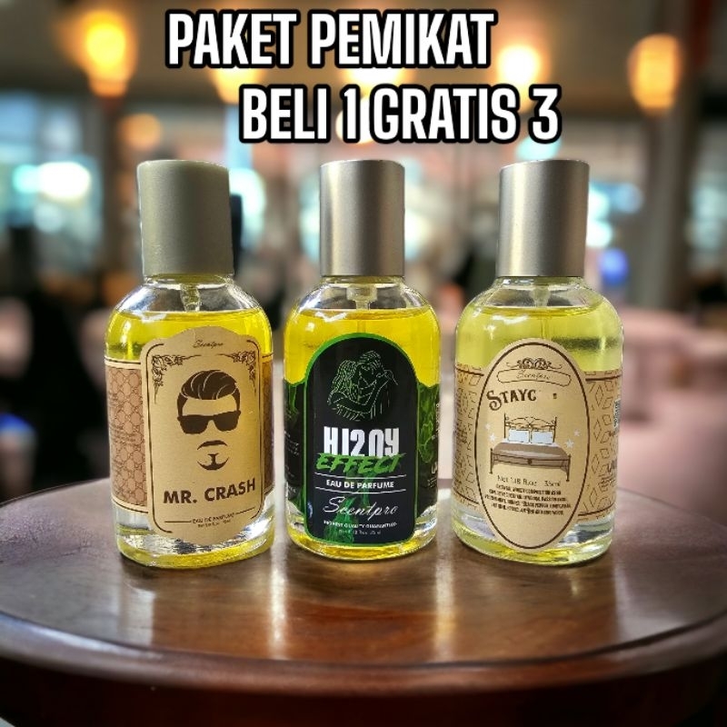 Jual SCENTPRO BELI 1 GRATIS 3 PCS PARFUM PEMIKAT WANITA PARFUM MR CRUSH ...