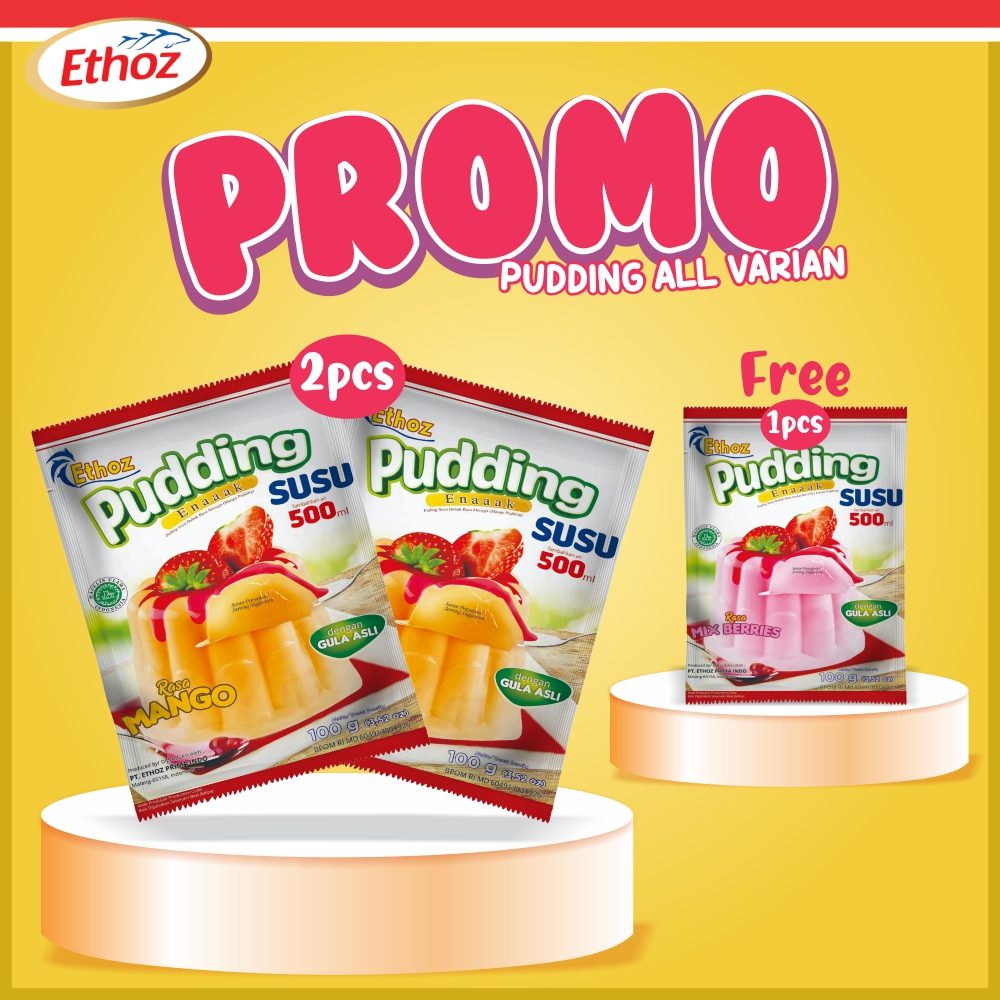 Jual PROMO ETHOZ PUDING SUSU BELI 2 GRATIS 1 | Shopee Indonesia