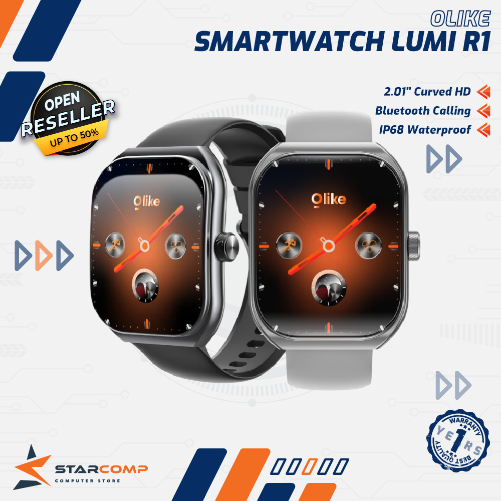 Jual OLIKE LUMI R1 SMARTWATCH 2.01" ULTRA WIDE SCREEN | Shopee Indonesia