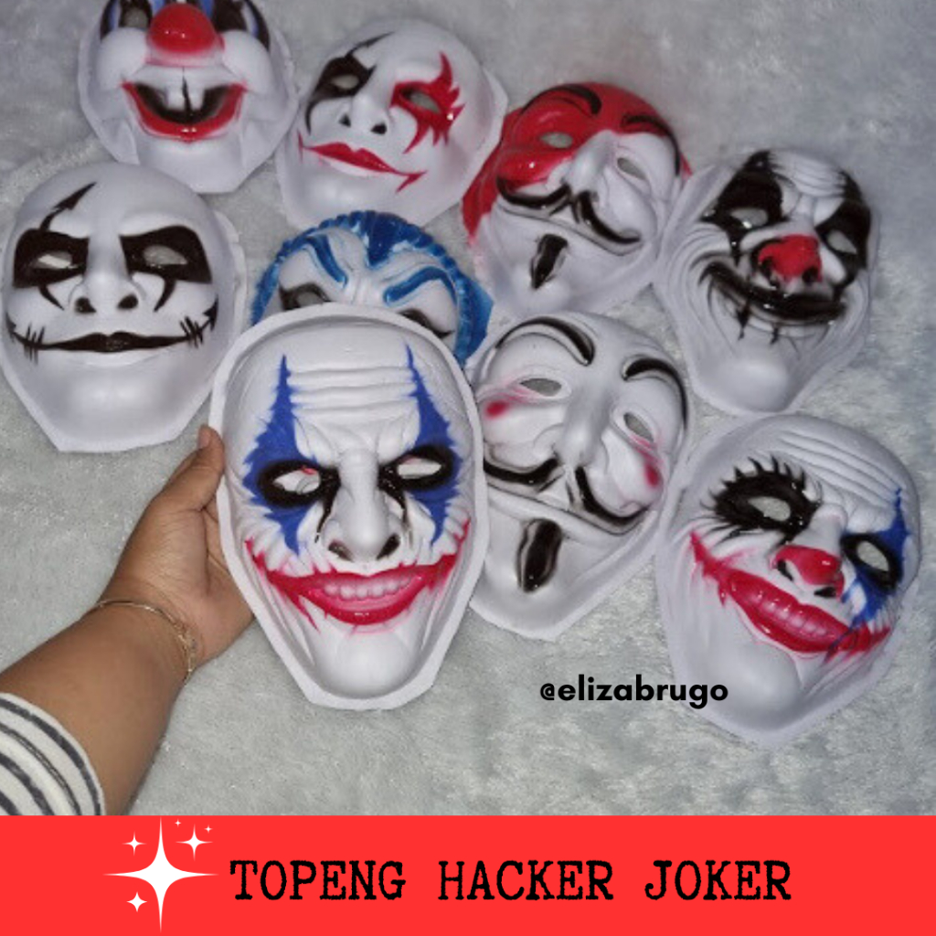Jual Topeng Hacker Joker Topeng Anonymous Karnaval Halloween Topeng