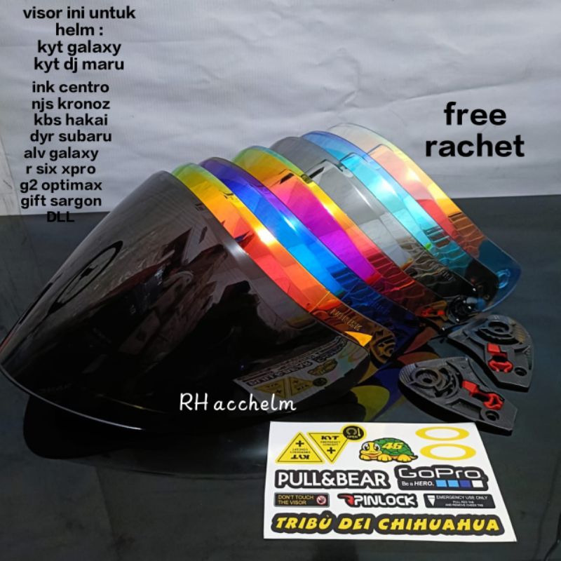 Jual VISOR HELM JS YAKUZA KACA HELM KYT GALAXY KACA HELM YAKUZA ...