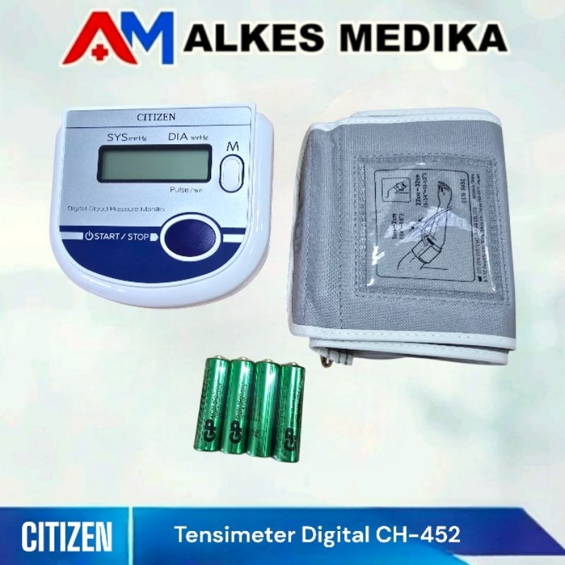 Jual CITIZEN Tensimeter Digital CH-452 | Shopee Indonesia