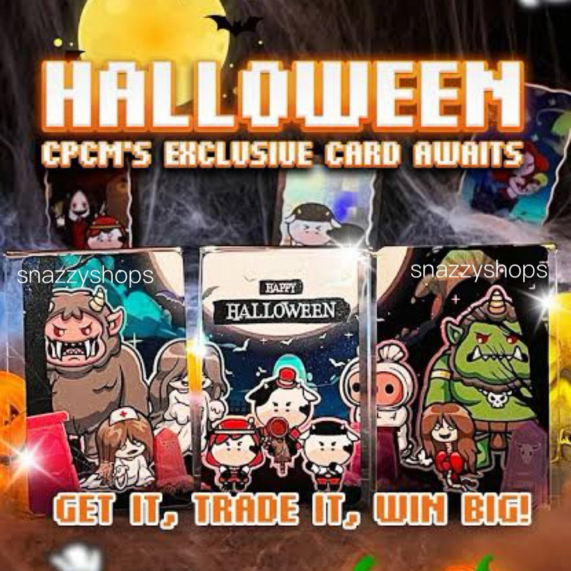 Jual [FULL SET] CPCM Halloween Cards 2024 Cow Play Cow Moo | Shopee ...