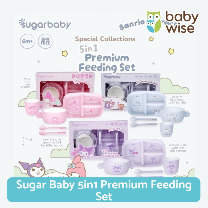 Jual Sugar Baby 5in1 Premium Feeding Set - Alat Makan Bayi | Shopee ...