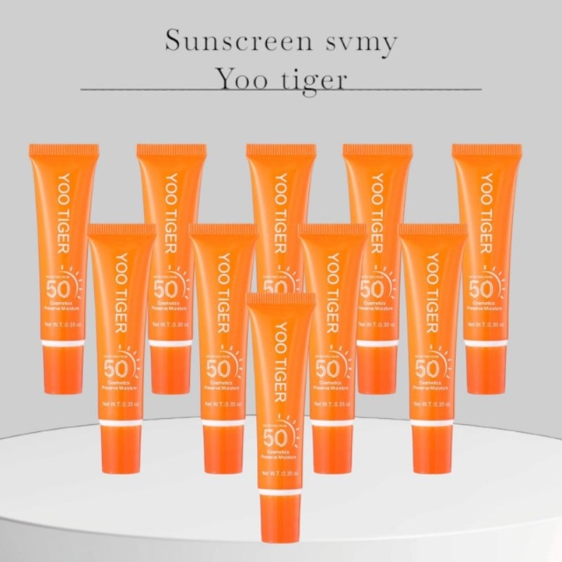 Jual (10 PCS) YOO TIGER Sun Block SPF 50 Sunblock Tahan Lama Yootiger ...