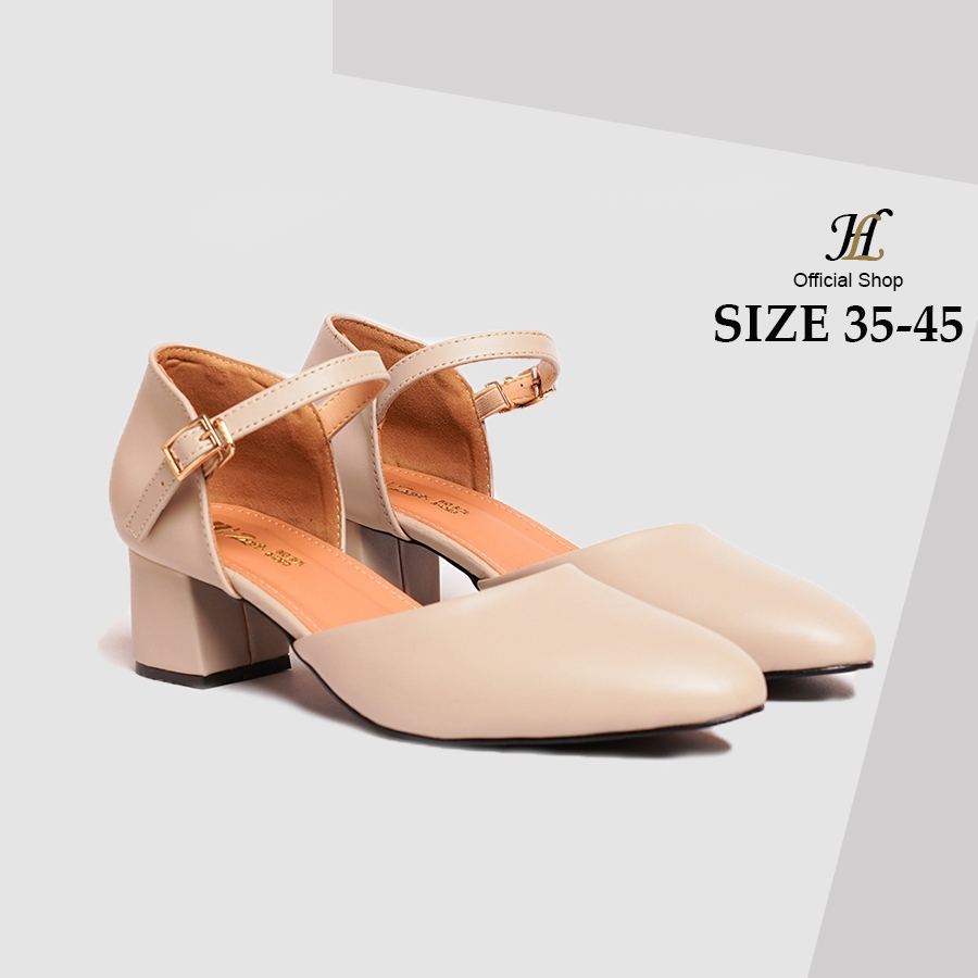 Jual Sepatu Bustong Wanita Ukuran Besar Jumbo 41-45 Sepatu Heels Wisuda ...