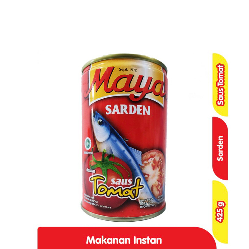 Jual Maya Sarden Kaleng Kemasan 425gr | Shopee Indonesia