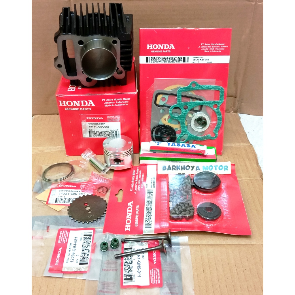 Jual Paket 7 Item Blok Seher Komplit Grand Astrea Supra X Lama Win GN5 Set Rantai Keteng + Gigi ...