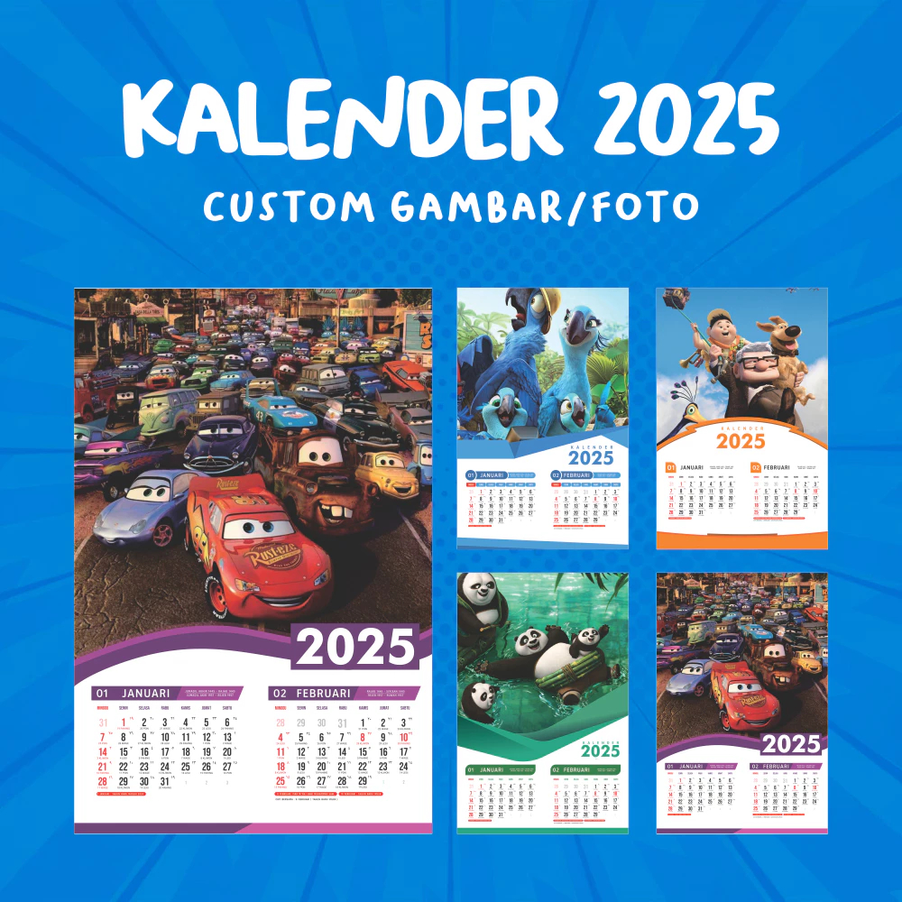 Jual Kalender 2025 Custom - Kalender Dinding - Tanpa minimal order ...