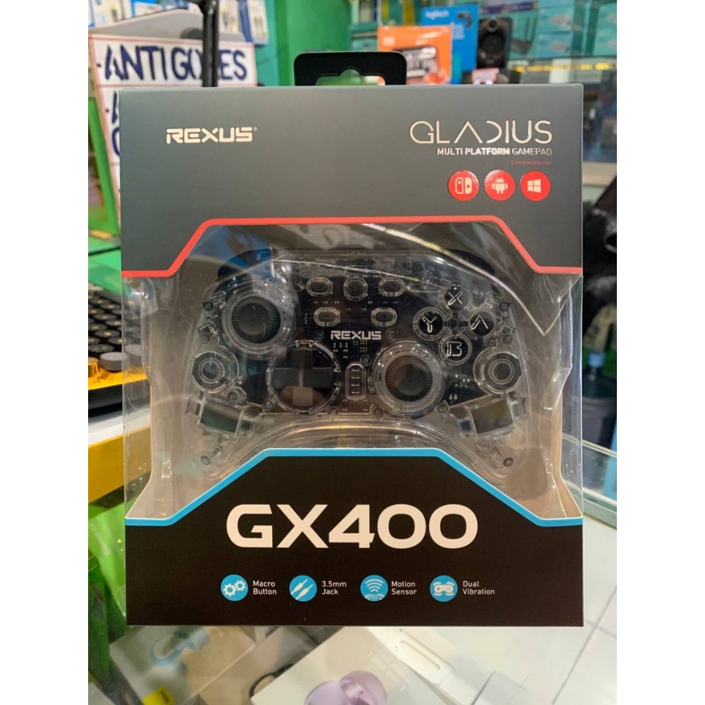 Jual Rexus Gx400 Gamepad Wireless Bluetooth Gaming Joystick Gx-400 | Shopee Indonesia