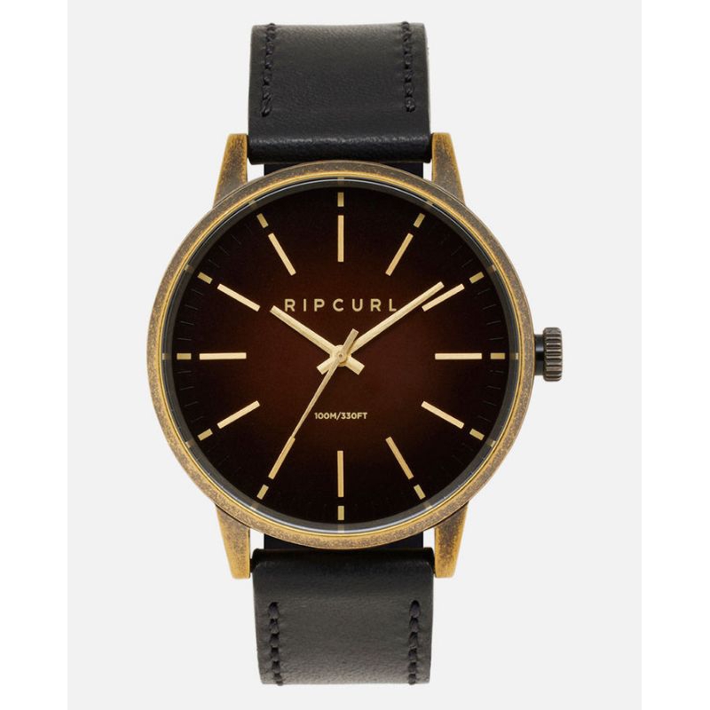 Jual RIPCURL - DRAKE LEATHER WATCH MIDNIGHT BRONZE | Shopee Indonesia