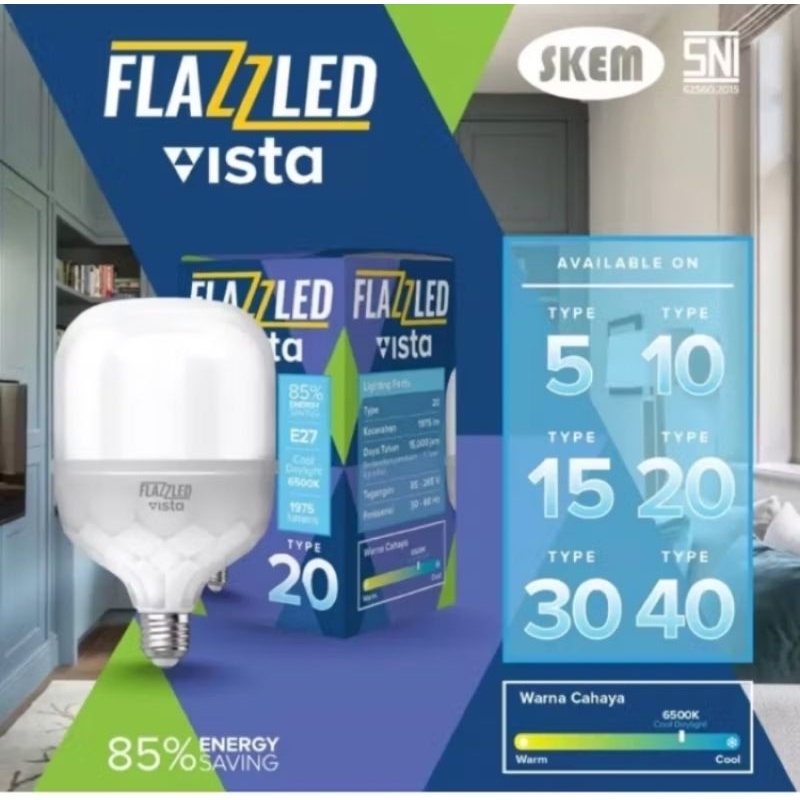 Jual FLAZLED Vista LED Bulat E27 | Shopee Indonesia