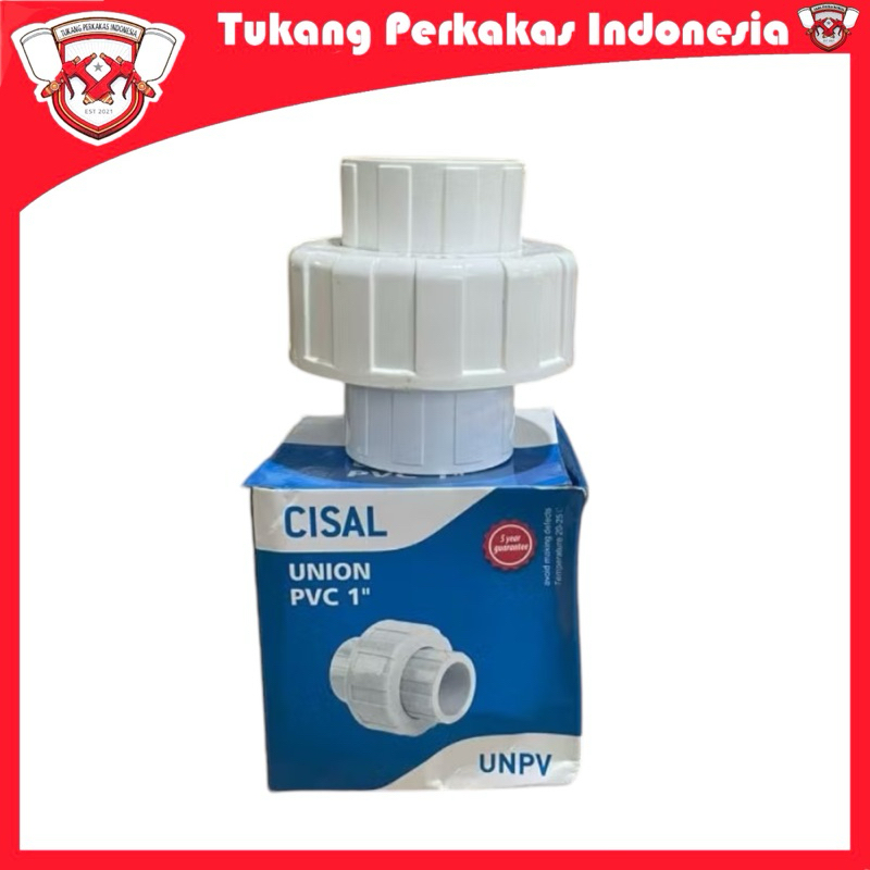 Jual Watermur PVC CISAL 1inch water mur pompa plastik polos union ...