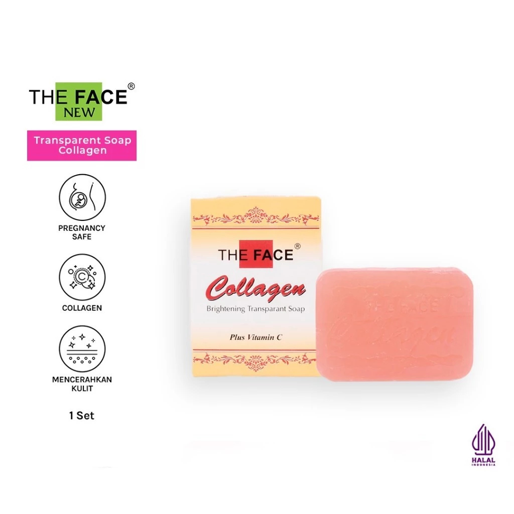 Jual LADY LOOK | The Face Collagen Brightening Soap with Vitamin C 80gr ...