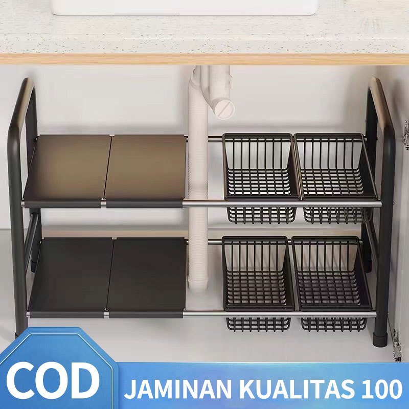 Jual Rak Dapur Stainless Steel yang Dapat Diperluas Rak Dapur Dapur Rak ...