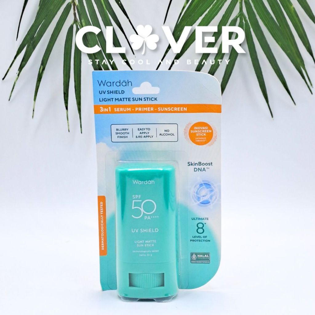 Jual WARDAH UV SHIELD LIGHT MATTE SUN STICK SPF 50 PA++++ 22gr | Shopee ...