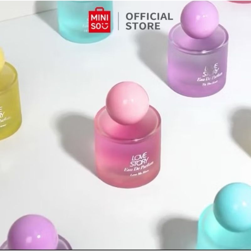 Jual Miniso Parfum Love Story Eau De Parfum Series 50ml Unisex / Parfum ...