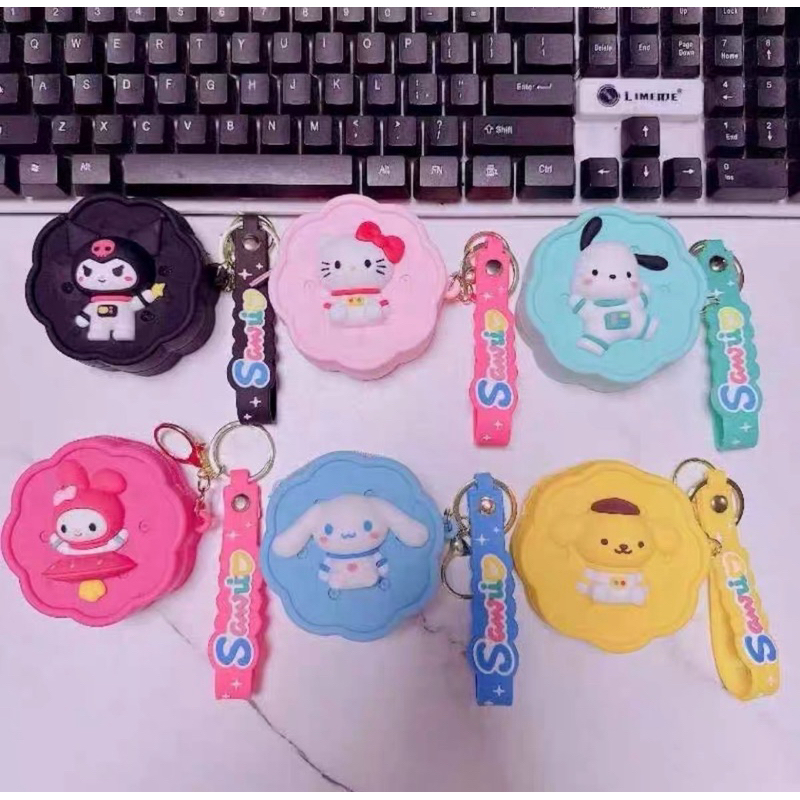 Jual VALEN ACC DOMPET KOIN SANRIO KUROMI MELODY BAHAN KARET | Shopee ...