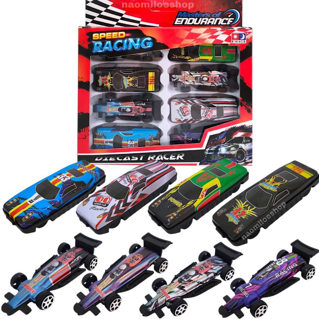 Jual SPEED RACING MASTERS mainan mobil isi 8pc Mainan Die-Cast Mobil 8 ...