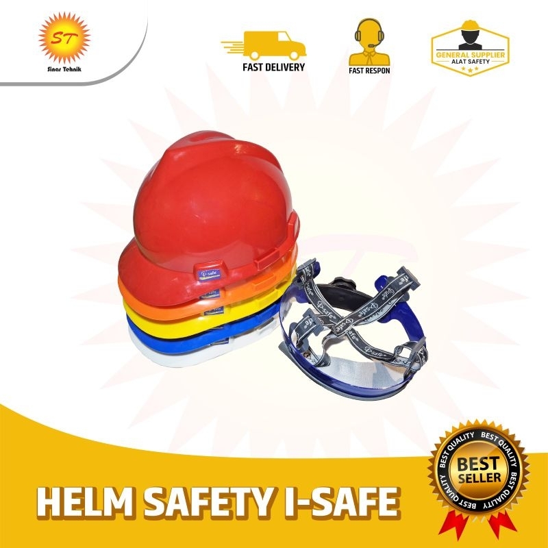 Jual Helm Safety I-Safe Fastrack (Tali Putar) SNI | Shopee Indonesia
