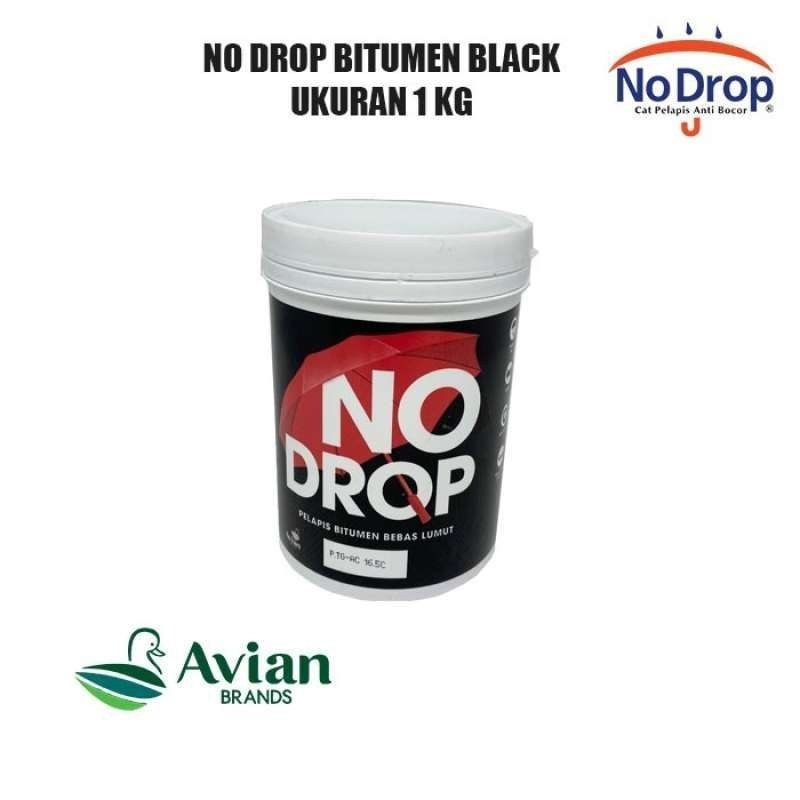 Jual No drop bitumen black 1kg,pelapis anti bocor nodrop bitumen hitam ...