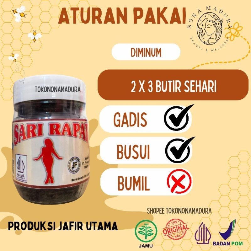 Jual TOKO NONA MADURA JAMU SARI RAPAT JAMU SARI RAPET JAMU FIRDAUS JAMU ...
