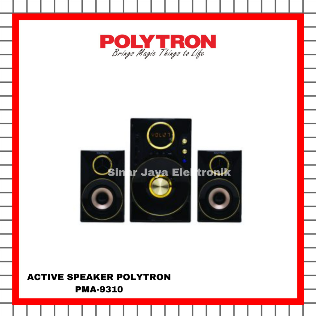 Jual ACTIVE SPEAKER POLYTRON PMA-9310 BLUETOOTH | Shopee Indonesia