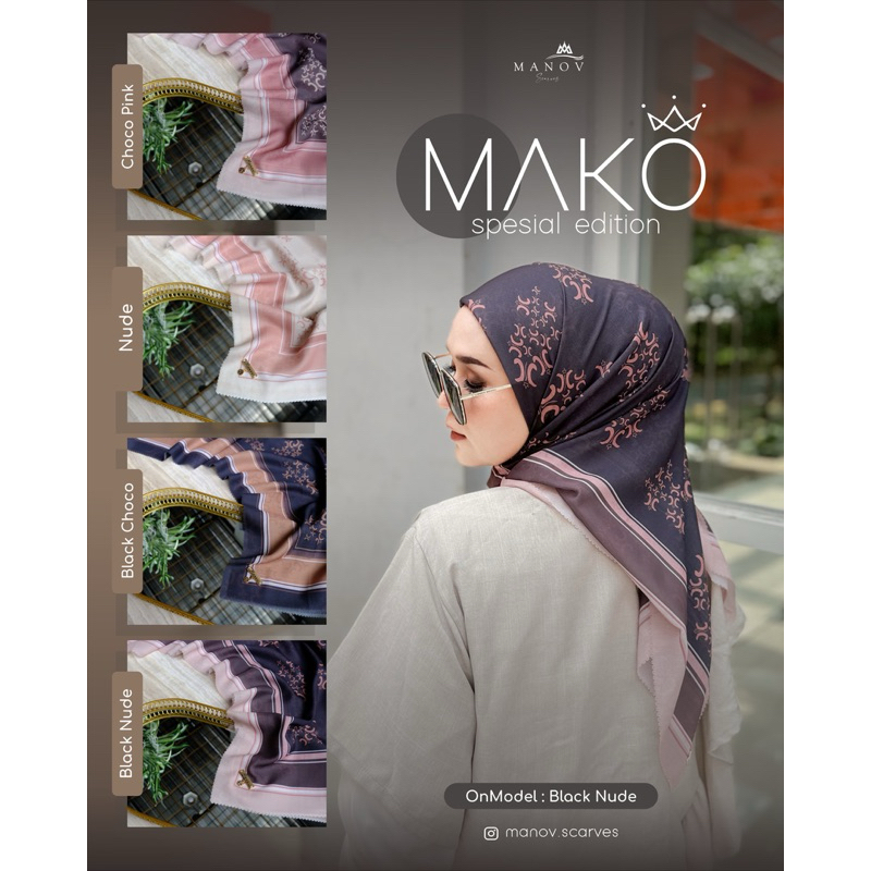 Jual [Best Seller] Mako Series by MANOV SCARVES X MANOV KOPI | Shopee ...