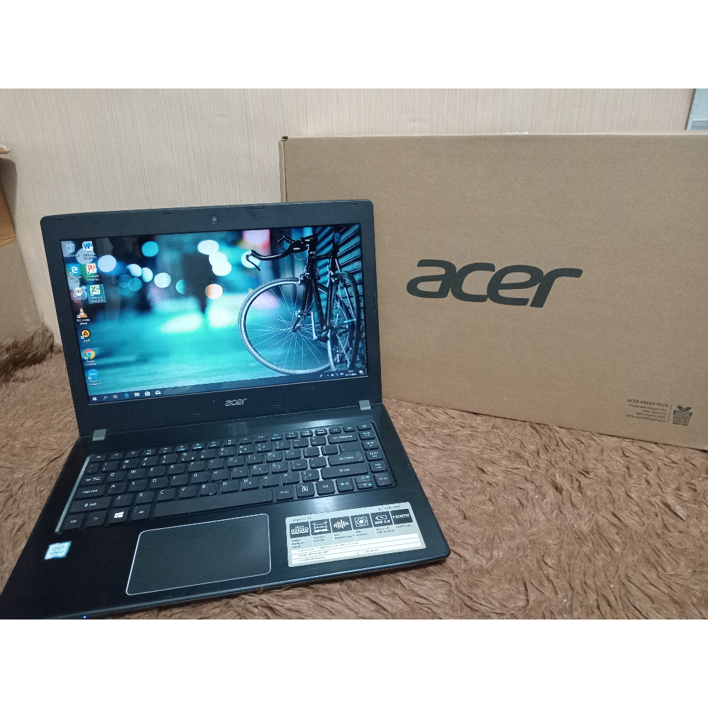 Jual Laptop Acer aspire E5-475 RAM 4GB HDD 500GB INTEL CORE I3-6006U NO MINUS | Shopee Indonesia