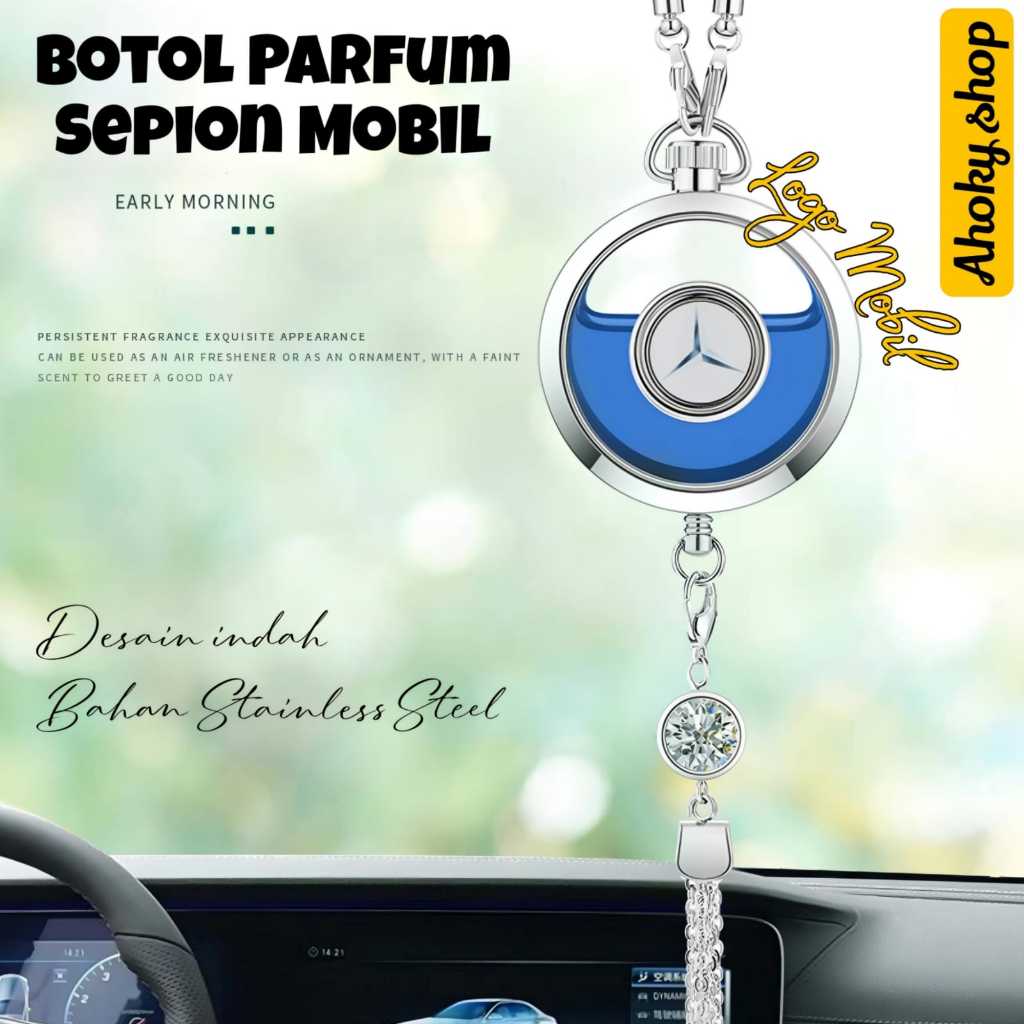 Jual Pe Gantungan Spion Mobil Botol Parfum Logo /Botol Parfum Spion ...