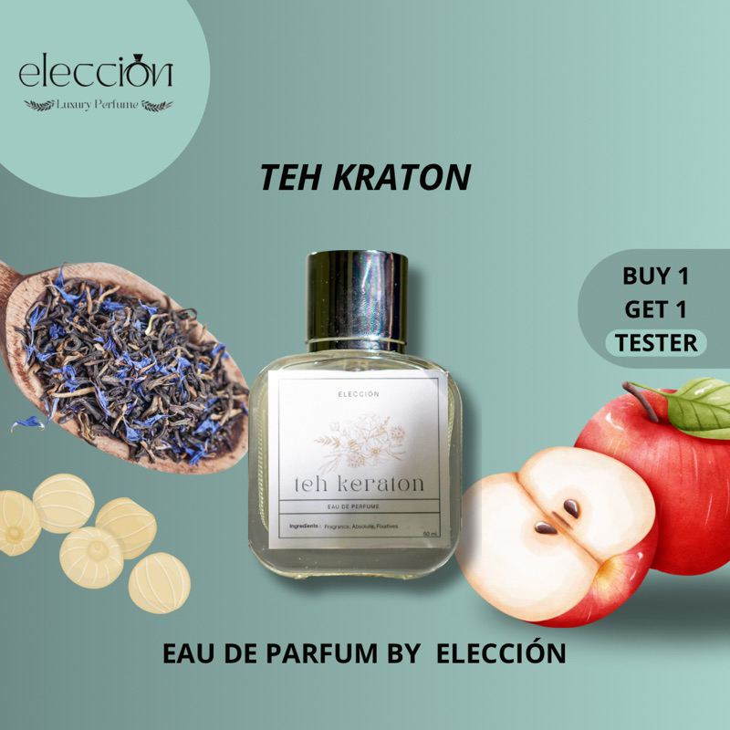 Jual Eleccion Parfum - TEH KRATON | Parfum Pria Wanita | Shopee Indonesia