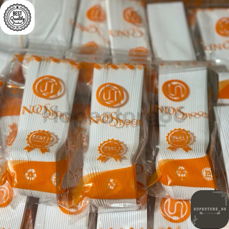 Jual [25 PCS] Sendok Makan Plastik / Sendok makan Putih / Sendok ...