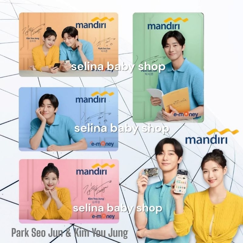 Jual Kartu Mandiri e-Money edisi Korean Star Park Seo Jun Kim Yoo Jung ...