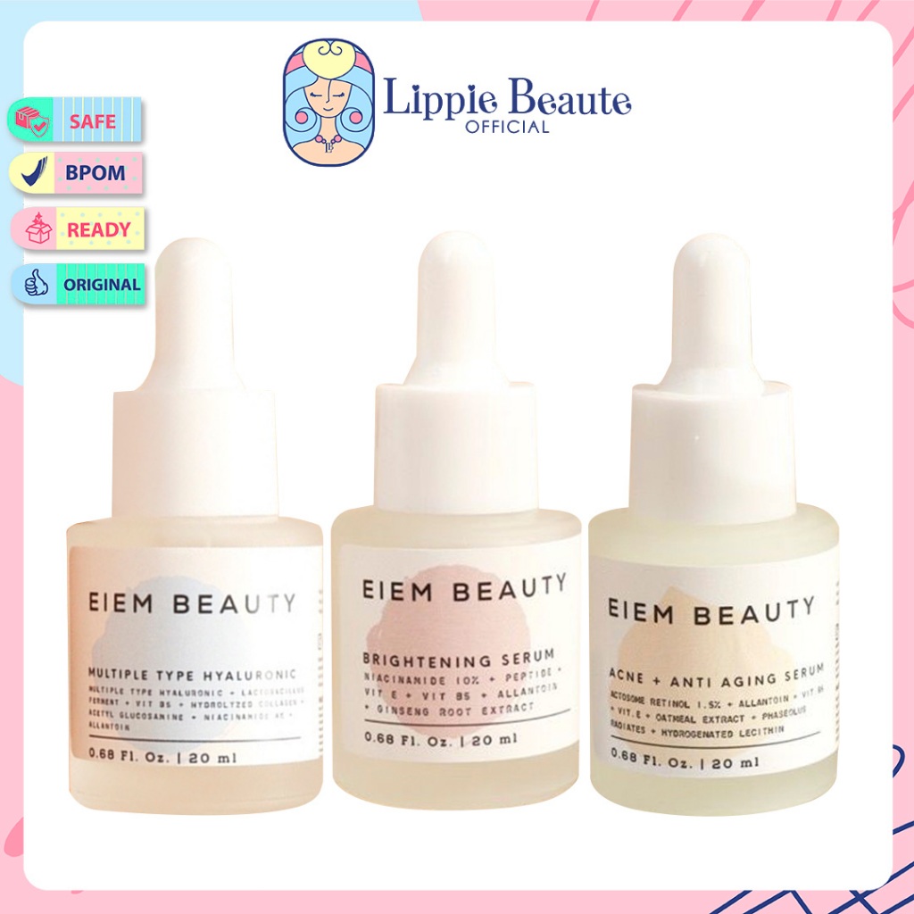 Jual EIEM BEAUTY - Hydrating Booster Serum || Acne + Anti Aging Serum ...